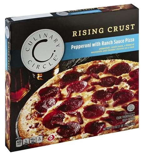 Culinary Circle Pizza, Rising Crust, Pepperoni With Ranch Sauce | Fig App
